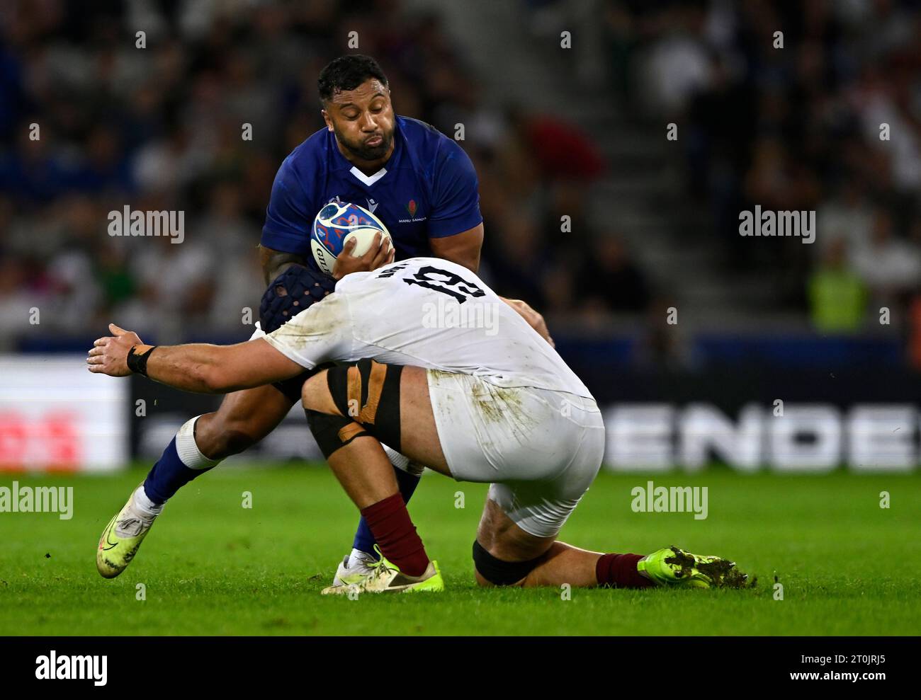 Lille, France. 07th Oct, 2023. England V Samoa Rugby World Cup pool D ...