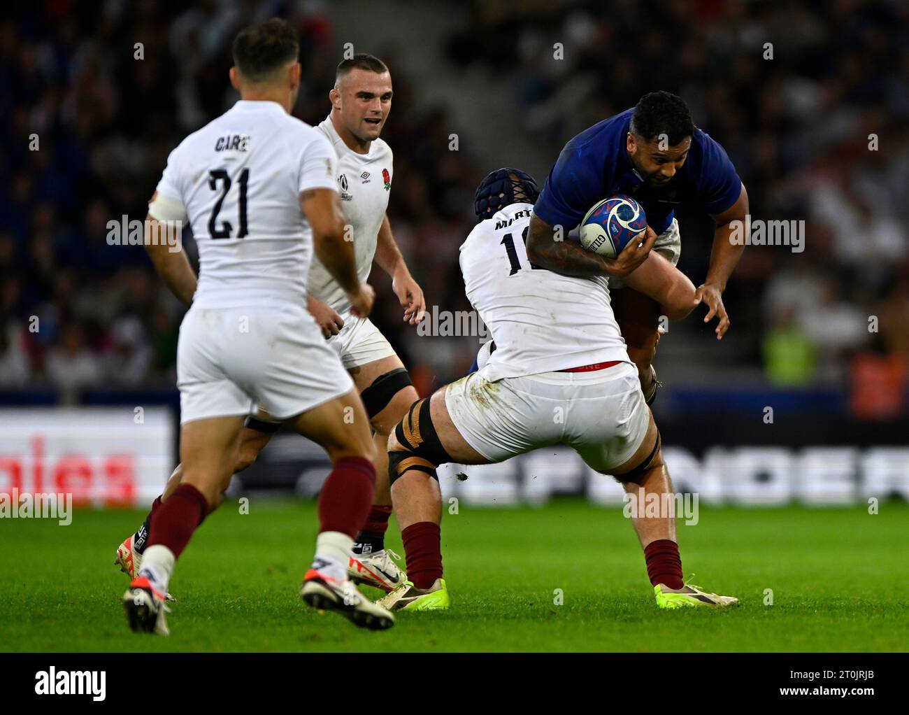 Lille, France. 07th Oct, 2023. England V Samoa Rugby World Cup pool D ...