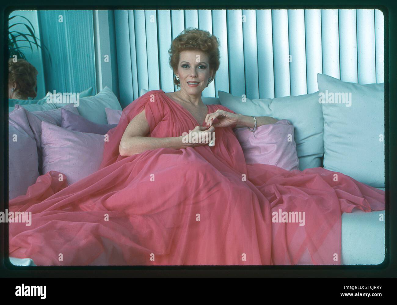 Posed portrait of soap opera actress Eileen Fulton who starred in As ...