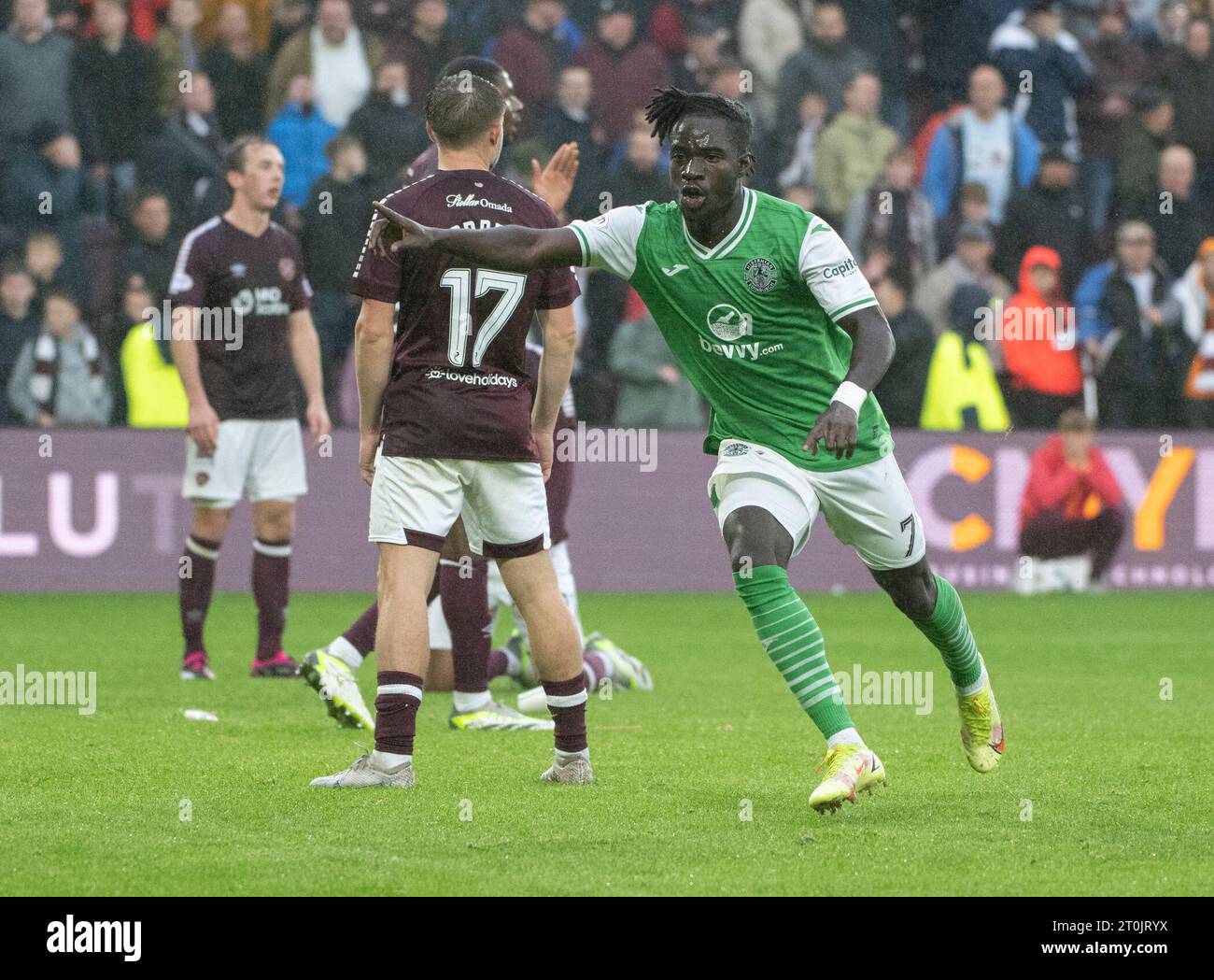 Edinburgh, UK. 07th Oct, 2023. Scottish Premiership - Heart of ...