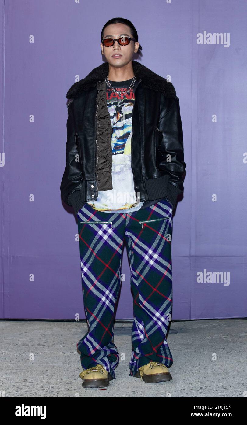 Seoul, South Korea. 6th Oct, 2023. South Korean rapper Sik-k, attends a ...