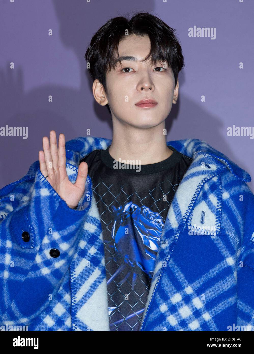 Seoul, South Korea. 6th Oct, 2023. South Korean rapper Wonwoo, member ...