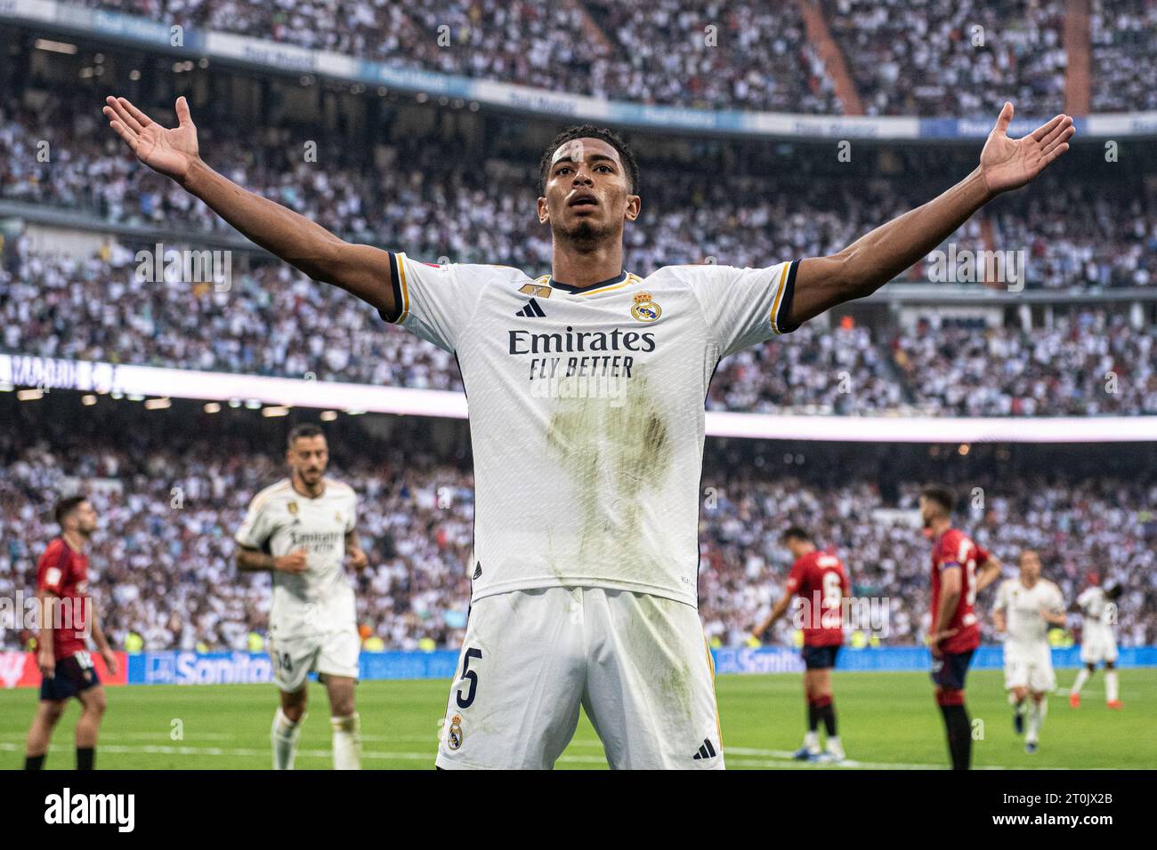 7th October 2023; Santiago Bernabeu Stadium, Madrid, Spain, Spanish La ...