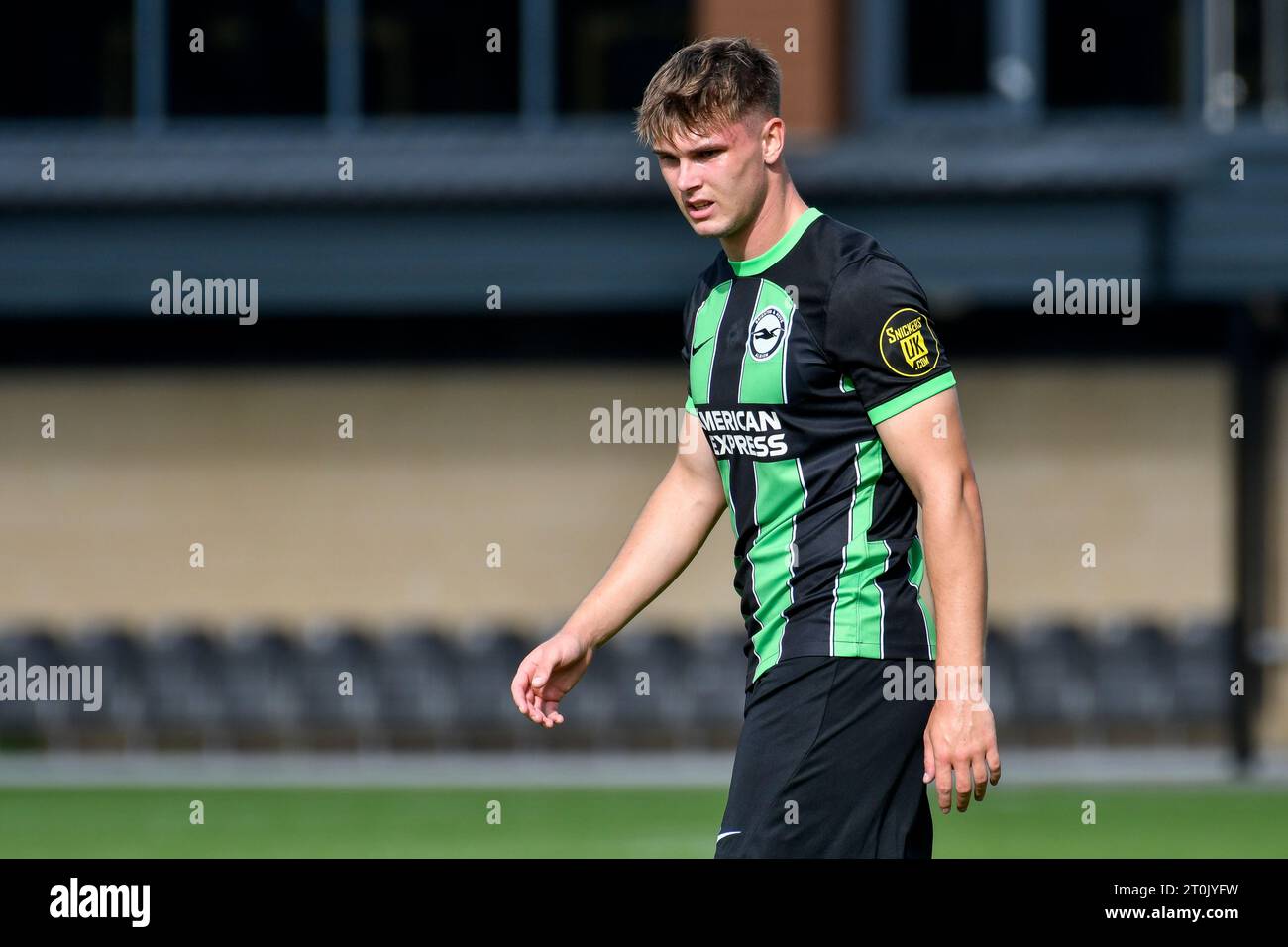 Swansea, Wales. 7 October 2023. Leigh Kavanagh of Brighton & Hove ...