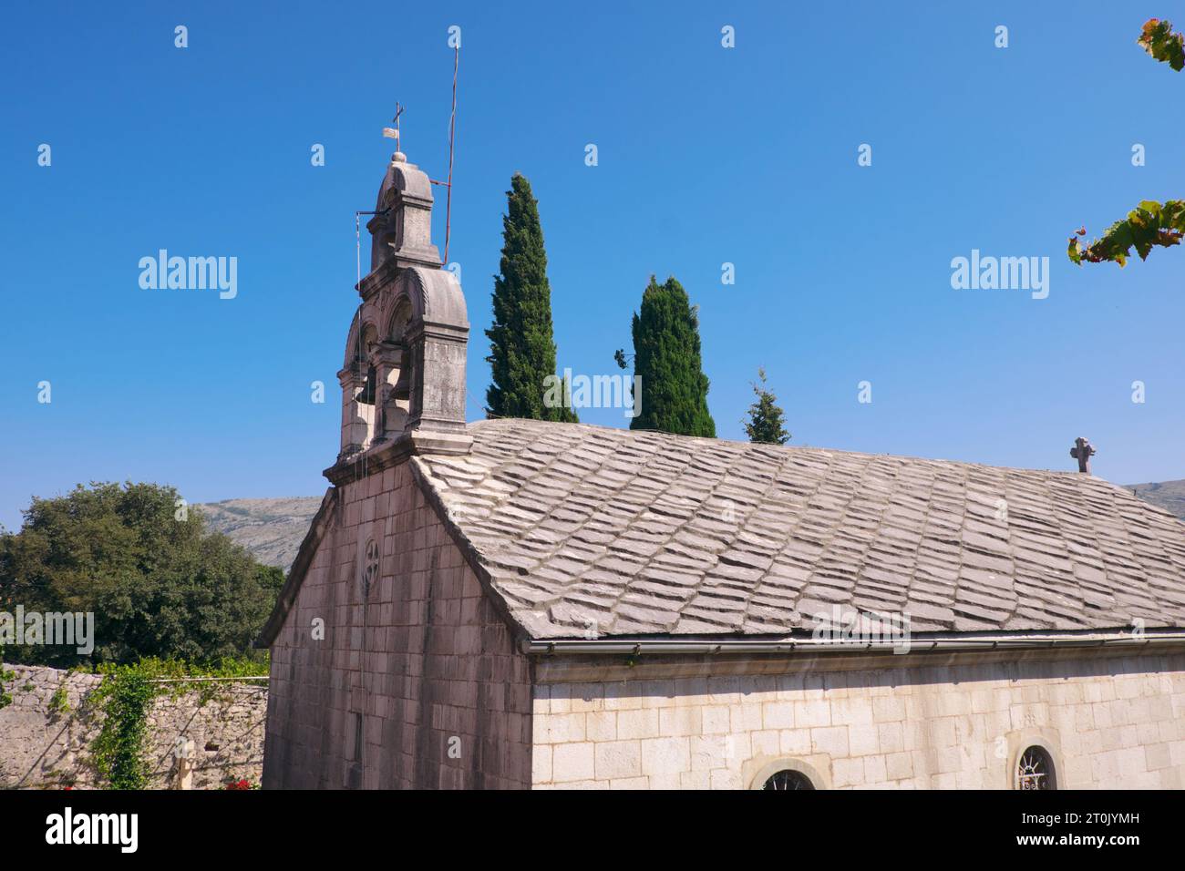 stone roof of Duzi Monastery in Bosnia and Herzegovina Stock Photo - Alamy