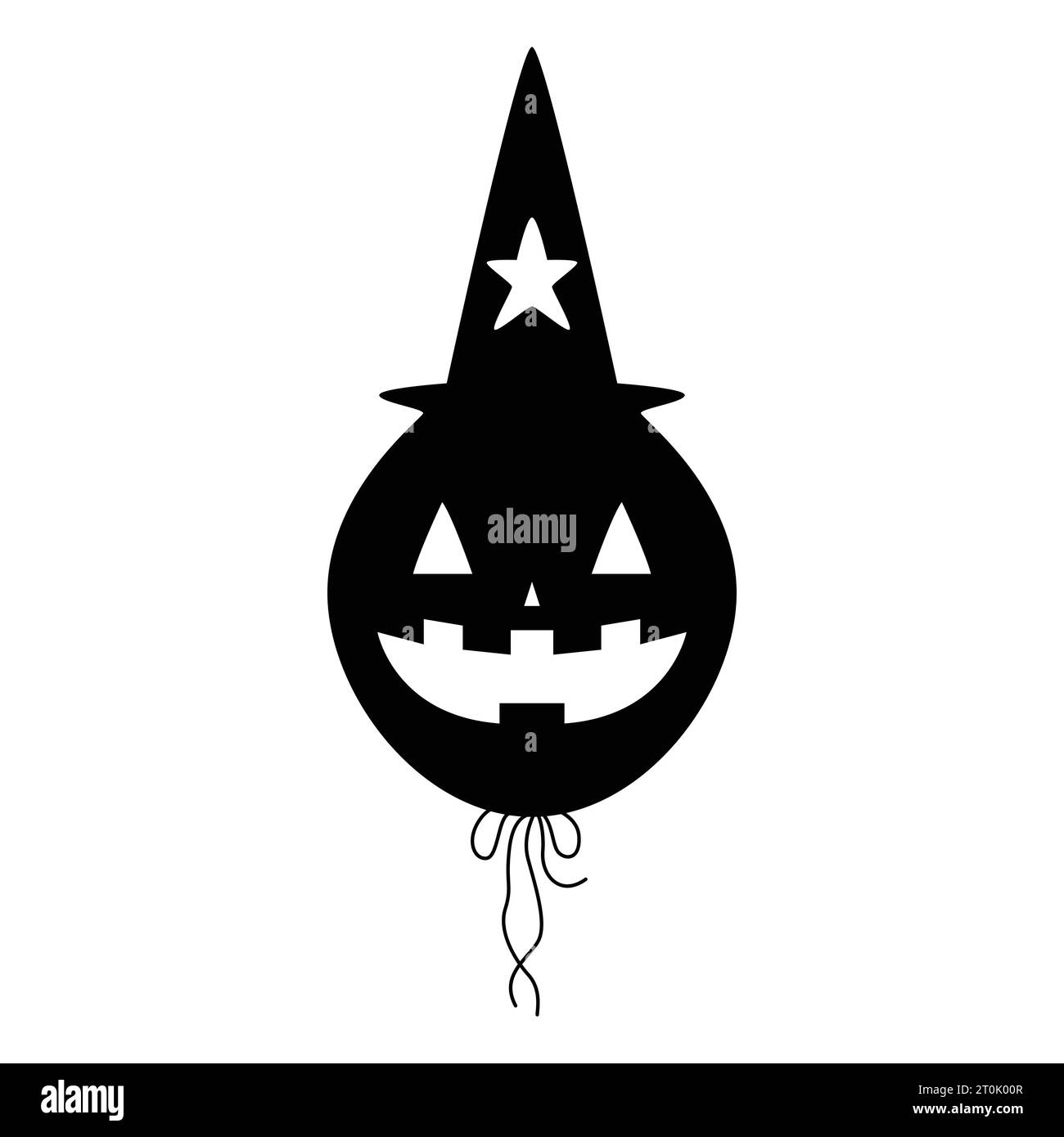 Float into the realm of spookiness with eerie Halloween balloon icon ...