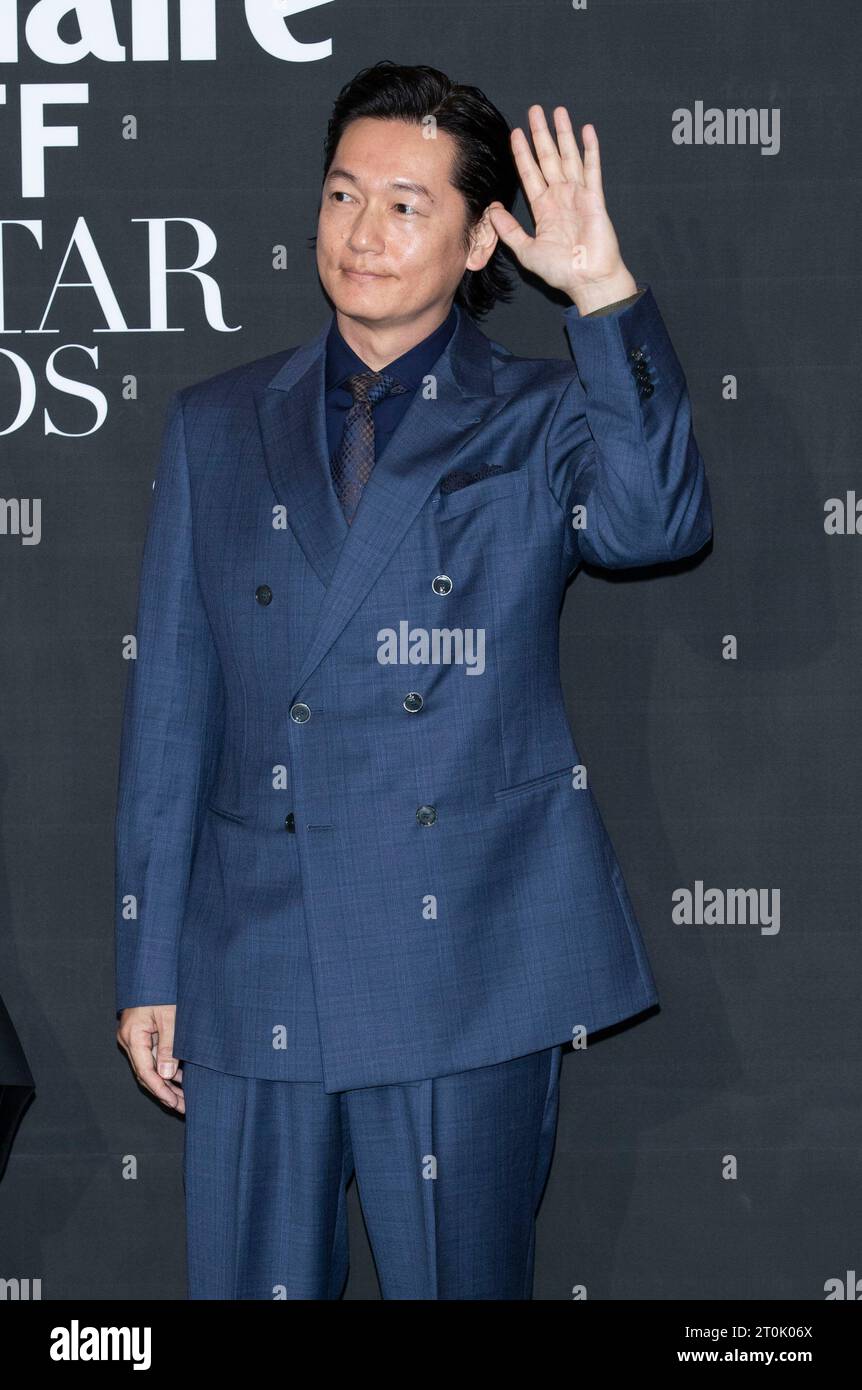 Busan, South Korea. 5th Oct, 2023. Japanese actor Arata Iura, attends ...