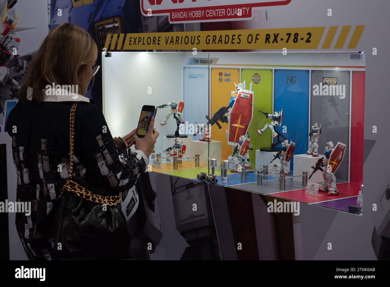 Bangkok, Thailand. 07th Oct, 2023. People who like robots visit the ...