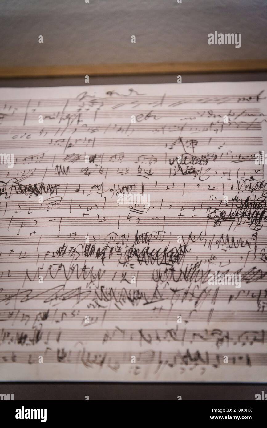 Scribbled sheet music hi-res stock photography and images - Alamy
