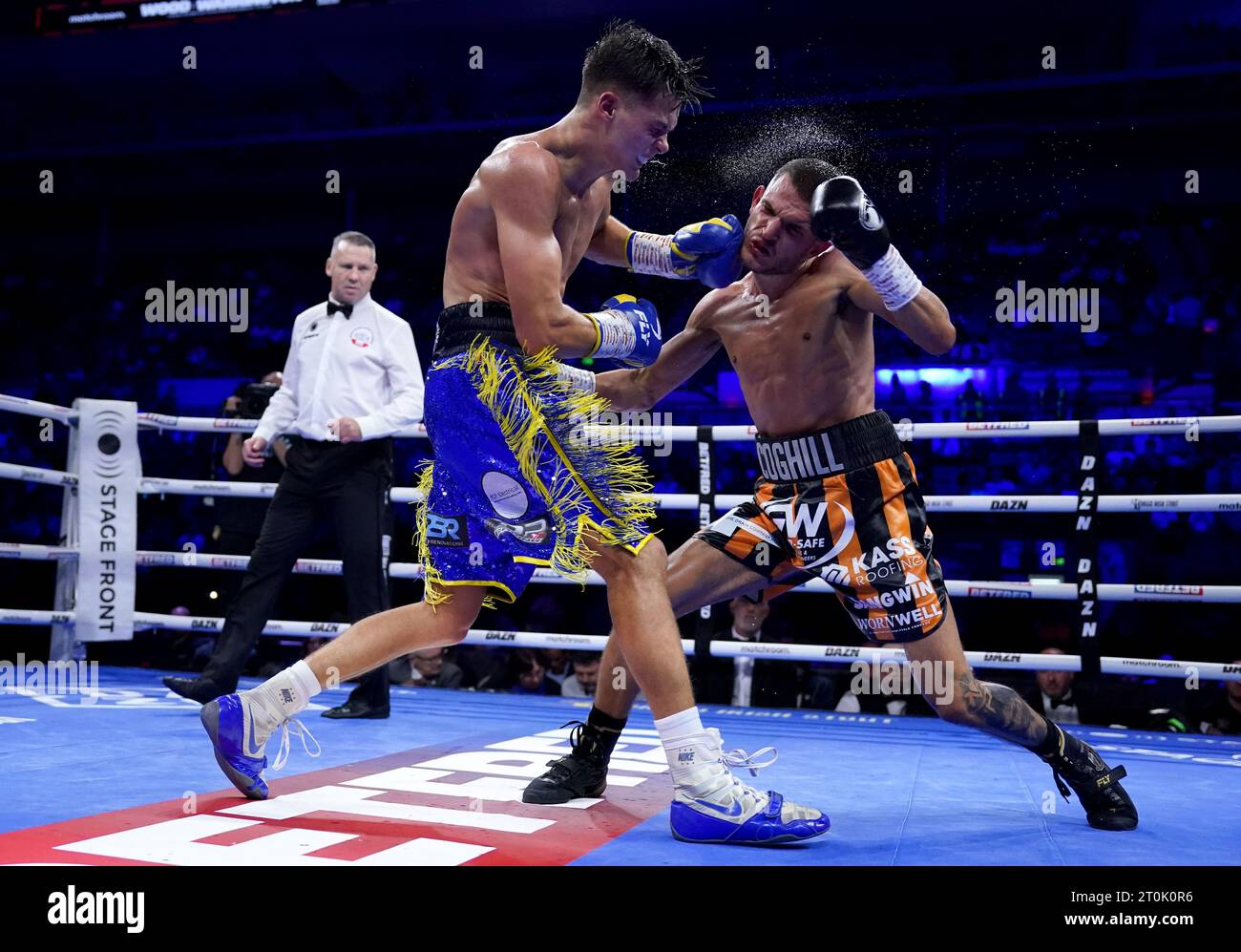 Hopey Price (left) and Connor Coghill (right) in action during their ...