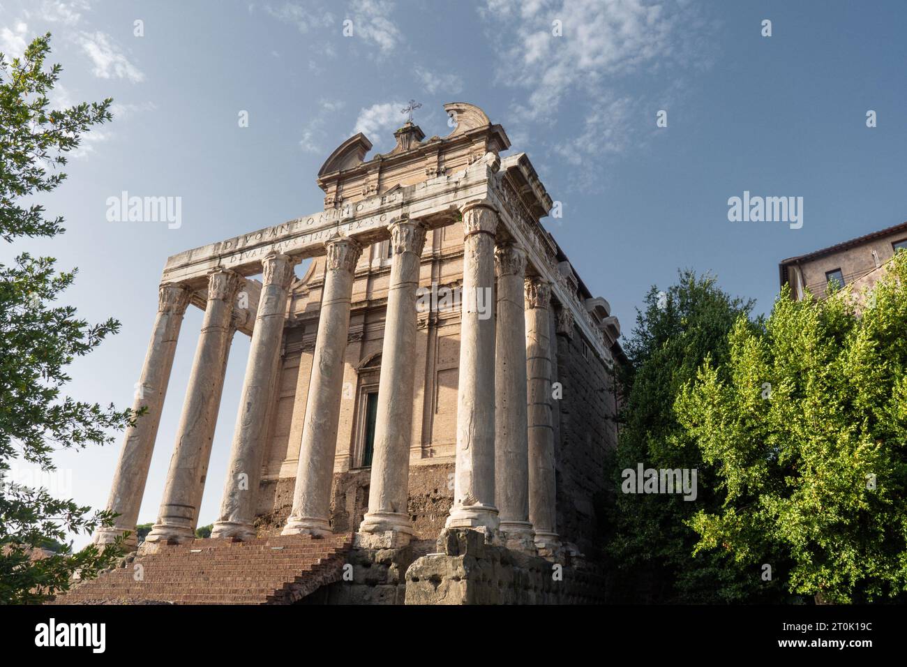 The Temple of Antoninus and Faustina is an ancient Roman temple in Rome ...