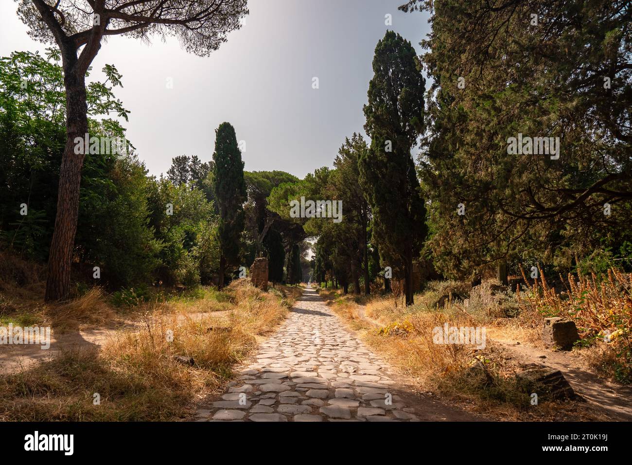 Ancient Roman road in Italy called Appian way. The most important ancient Roman roads build to ...