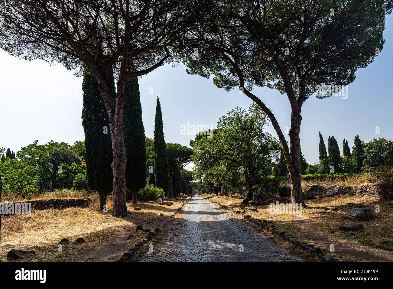 Ancient Roman road in Italy called Appian way. The most important ancient Roman roads build to ...