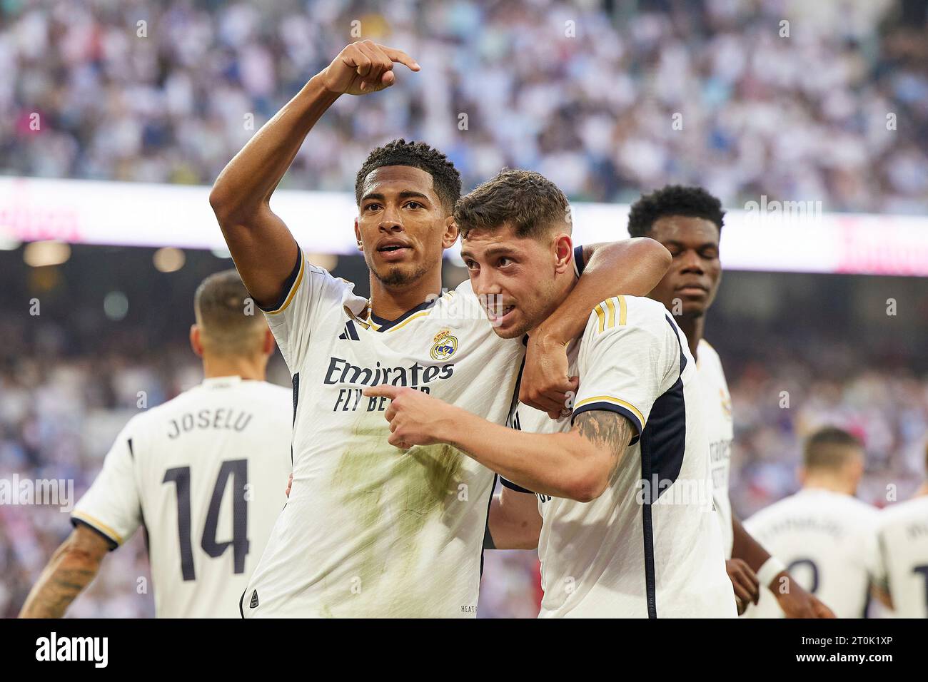 Jude bellingham of real madrid celebrate goal hi-res stock photography ...