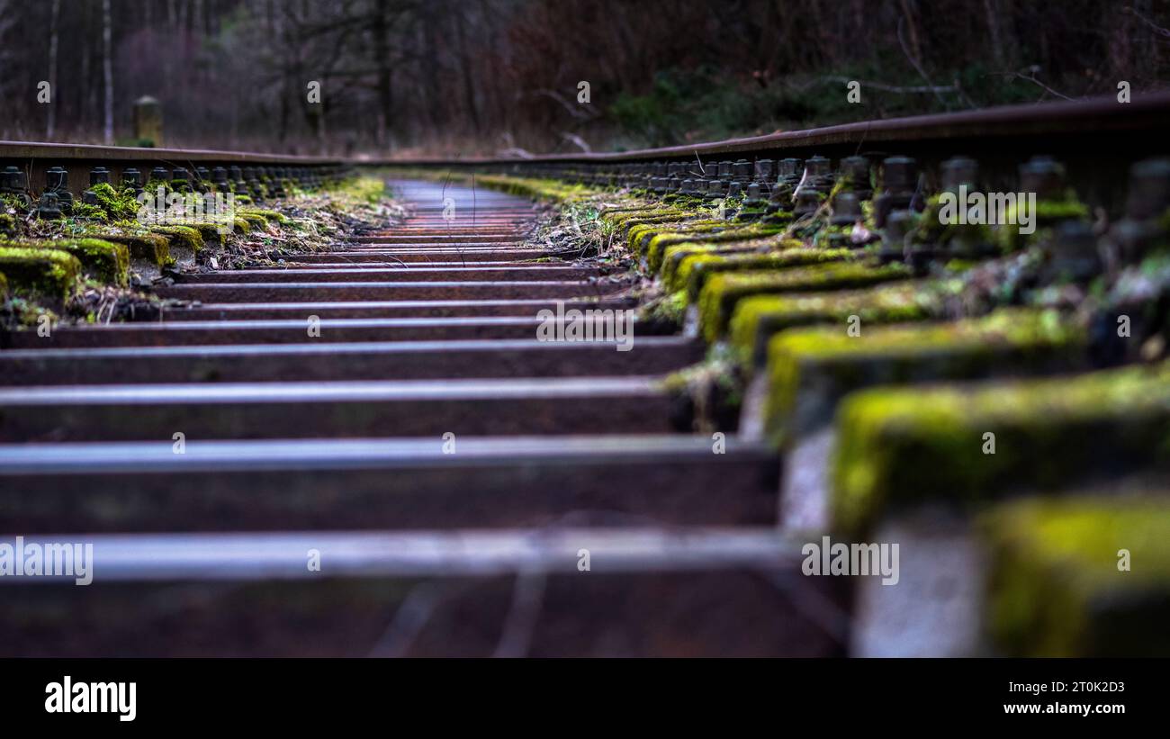 Spring landscape railroad sky hi-res stock photography and images - Alamy