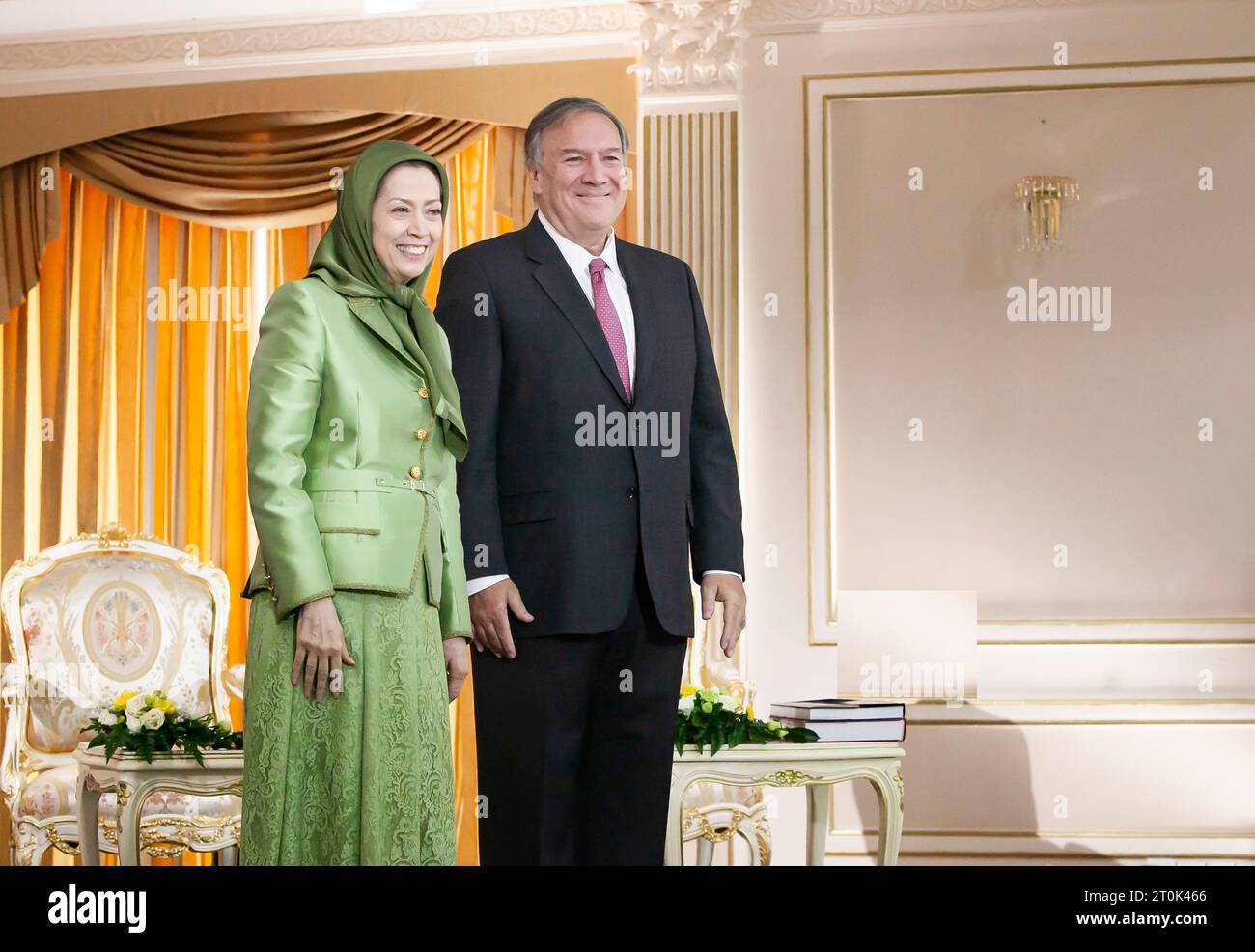 Paris, France. 06th Oct, 2023. Mrs. Maryam Rajavi, the President-elect ...