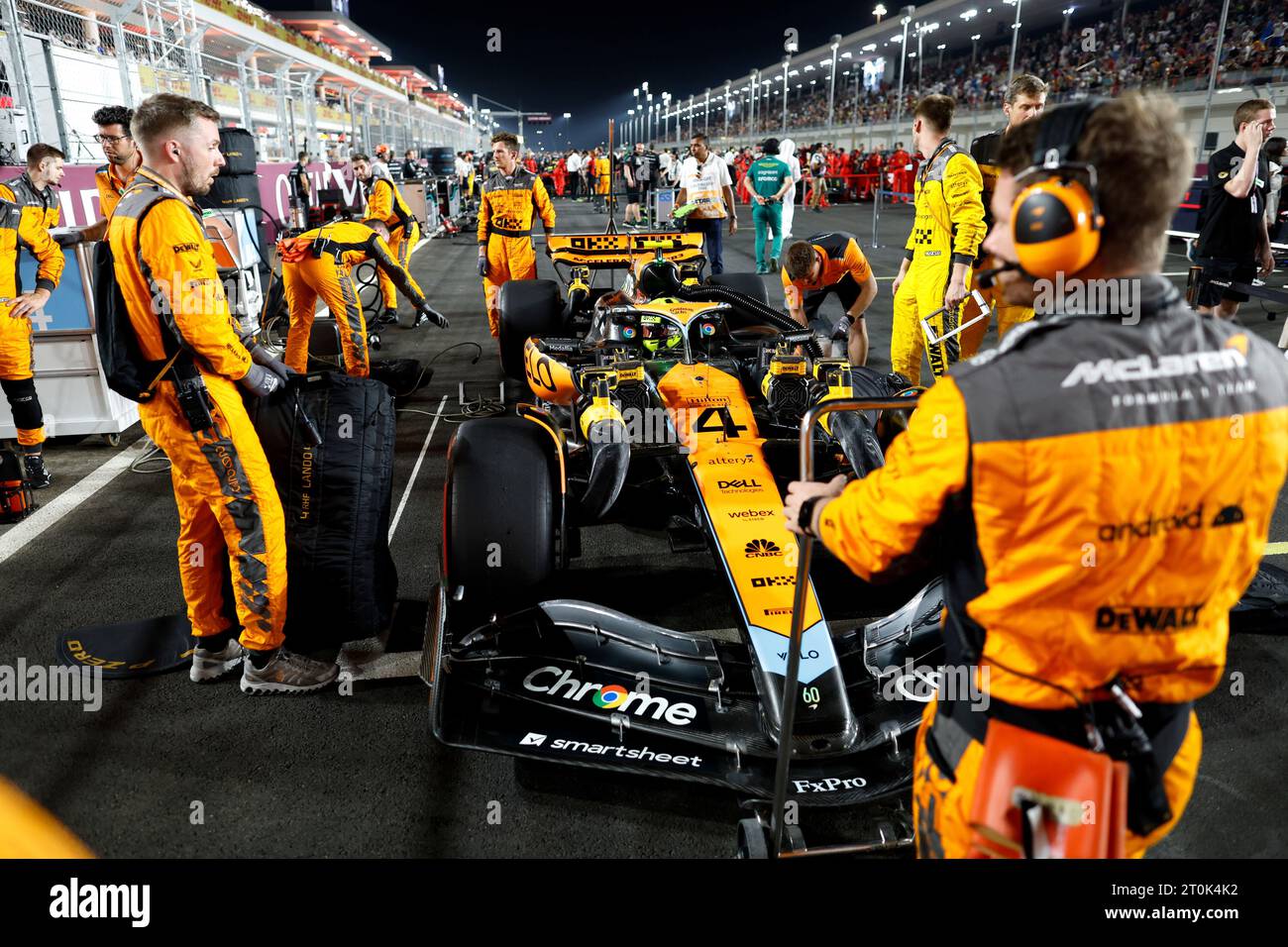 Doha, Qatar. 7th Oct, 2023. #4 Lando Norris (GBR, McLaren F1 Team), F1 Grand Prix of Qatar at ...