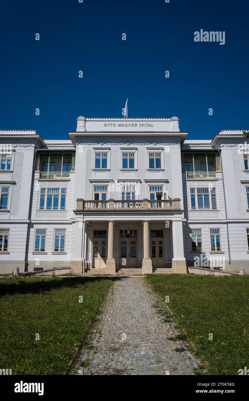 Otto-Wagner-Spital. Otto Wagner hospital in Steinhof district. Vienna ...