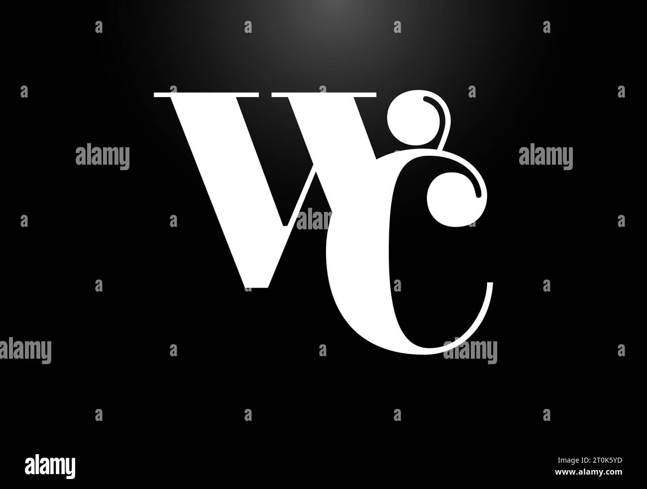 Initial Letter W C Logo Design Vector. Graphic Alphabet Symbol For ...