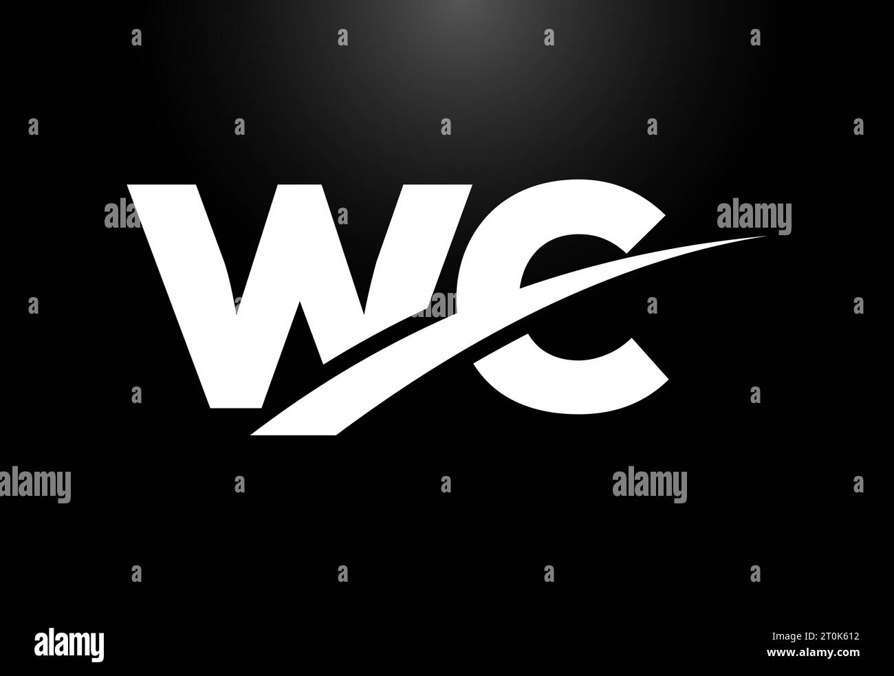 Initial Letter W C Logo Design Vector. Graphic Alphabet Symbol For ...