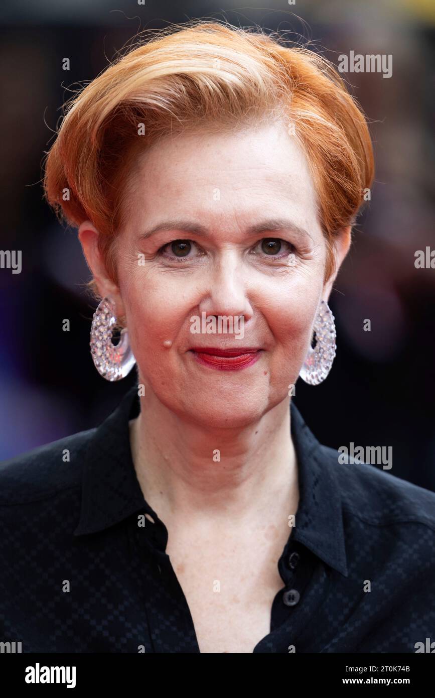Marianne Bower poses for photographers upon arrival for the premiere of ...