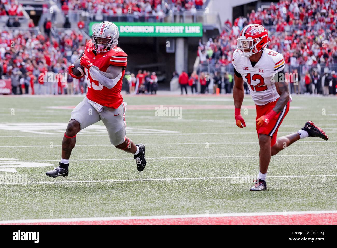 Columbus, Ohio, USA. 7th Oct, 2023. Ohio State Buckeyes running back ...