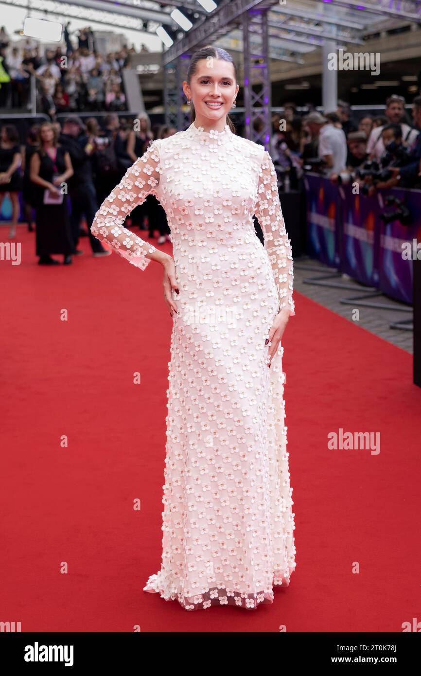 Chiara King poses for photographers upon arrival for the premiere of ...