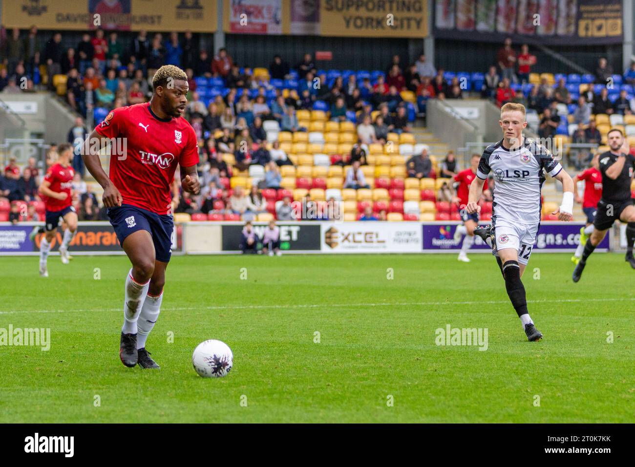 York, United Kingdom, 07 Oct 2023, Dipo Akinyemi and Ryan Jones, Credit ...