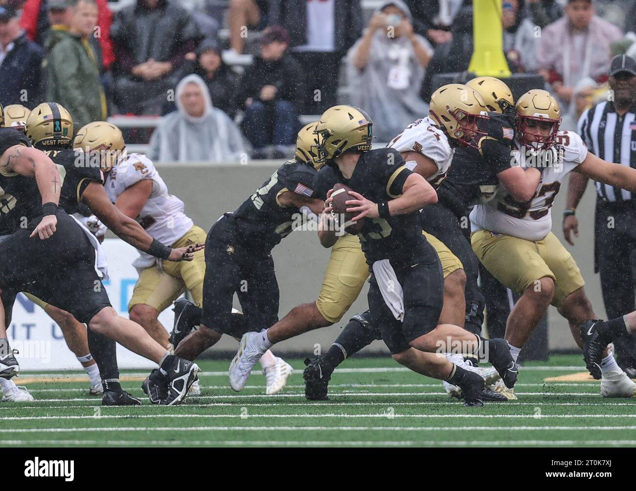 October 07, 2023: Army Black Knights quarterback Bryson Daily (13 ...