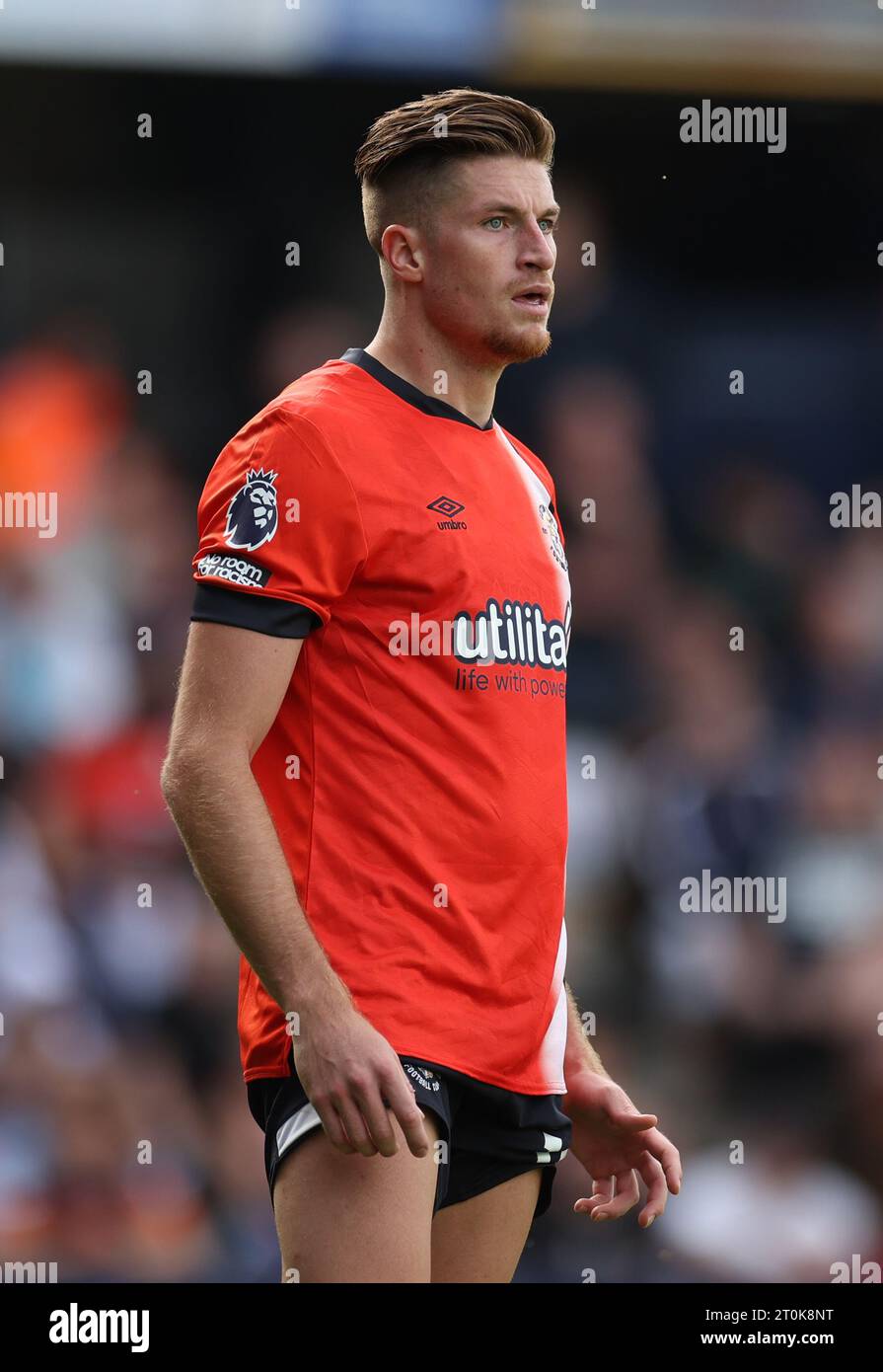 Luton Town's Reece Burke during the Premier League match at Kenilworth ...