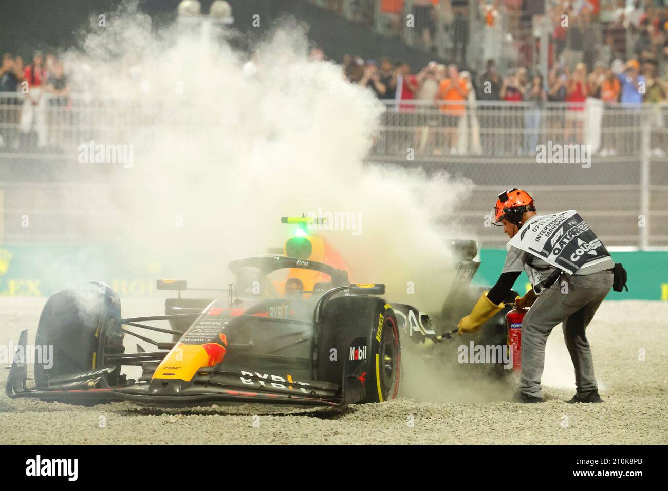 F1 crash perez hi-res stock photography and images - Alamy