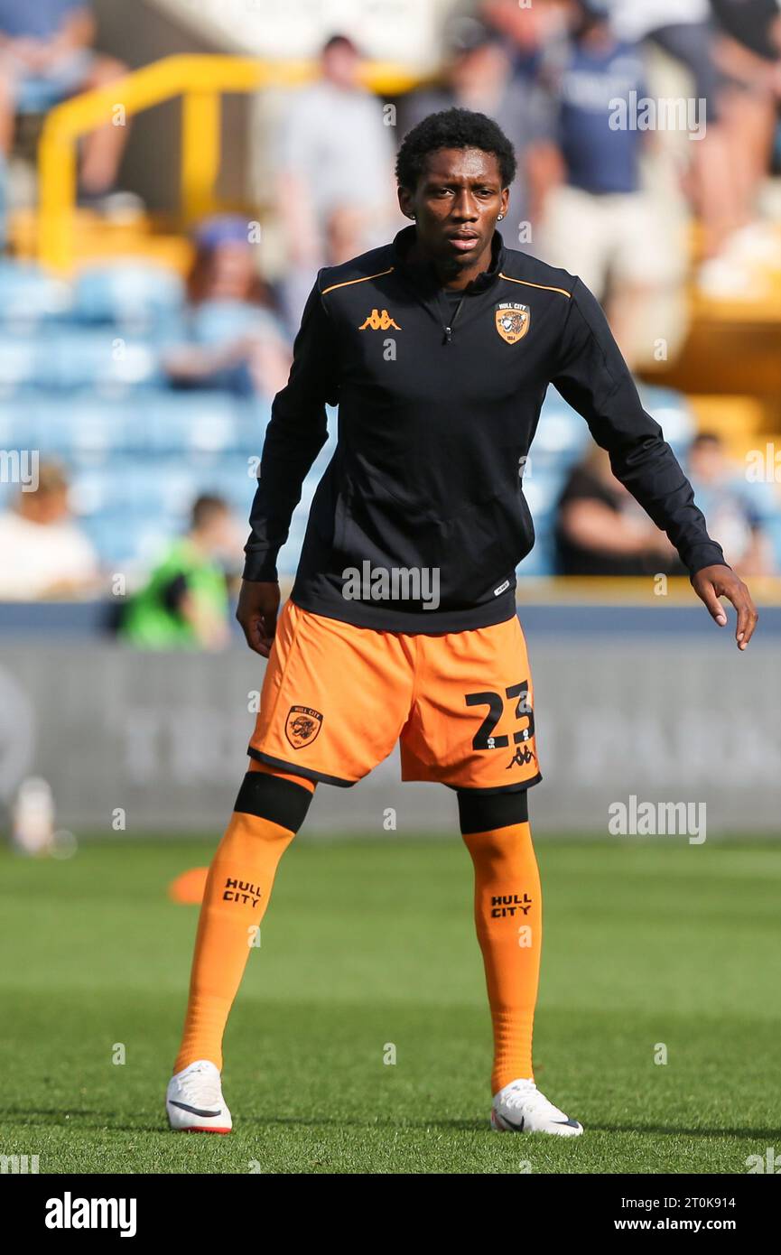 Jaden Philogene-Bidace #23 of Hull City warms up during the Sky Bet ...
