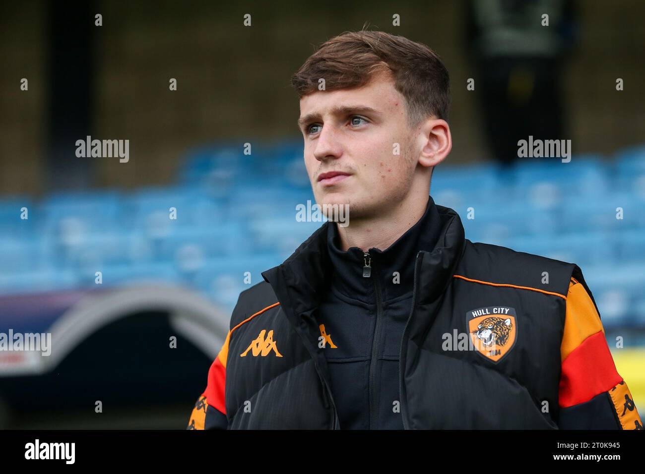 Tyler Morton #15 of Hull City arriving during the Sky Bet Championship ...