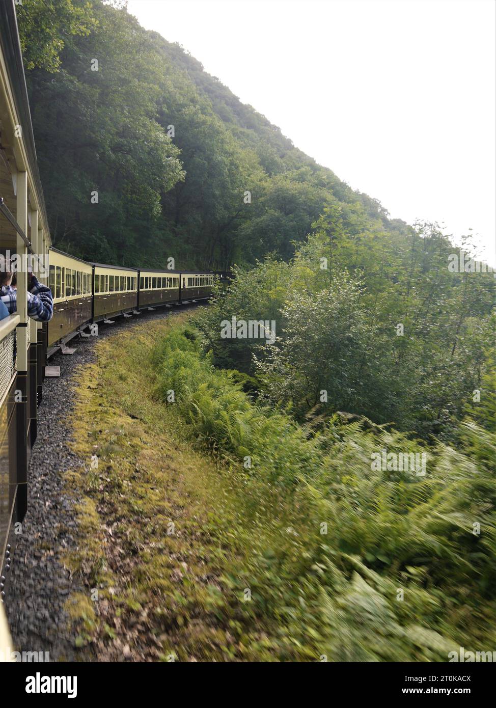 Vale of Rheidol Railway, Ceredigion, Wales - June 21 2023: Engine No. 8 ...