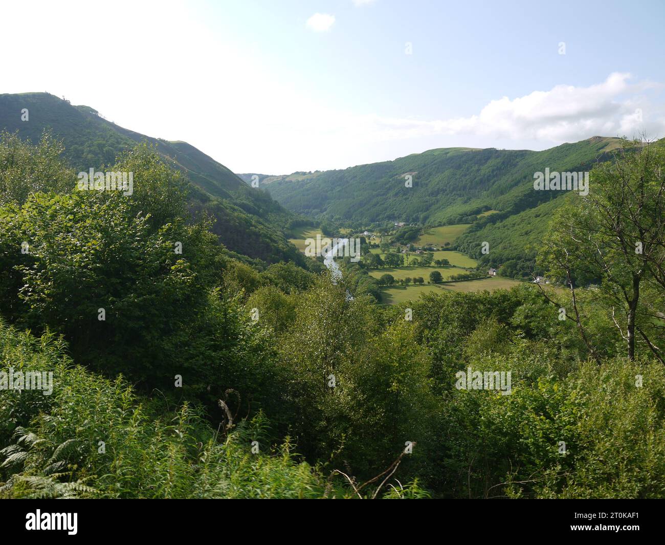Vale of Rheidol Railway, Ceredigion, Wales - June 21 2023: River ...