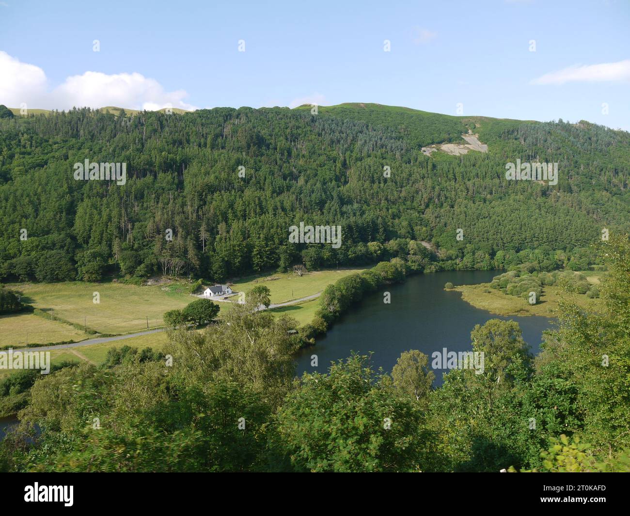Vale of Rheidol Railway, Ceredigion, Wales - June 21 2023: River ...