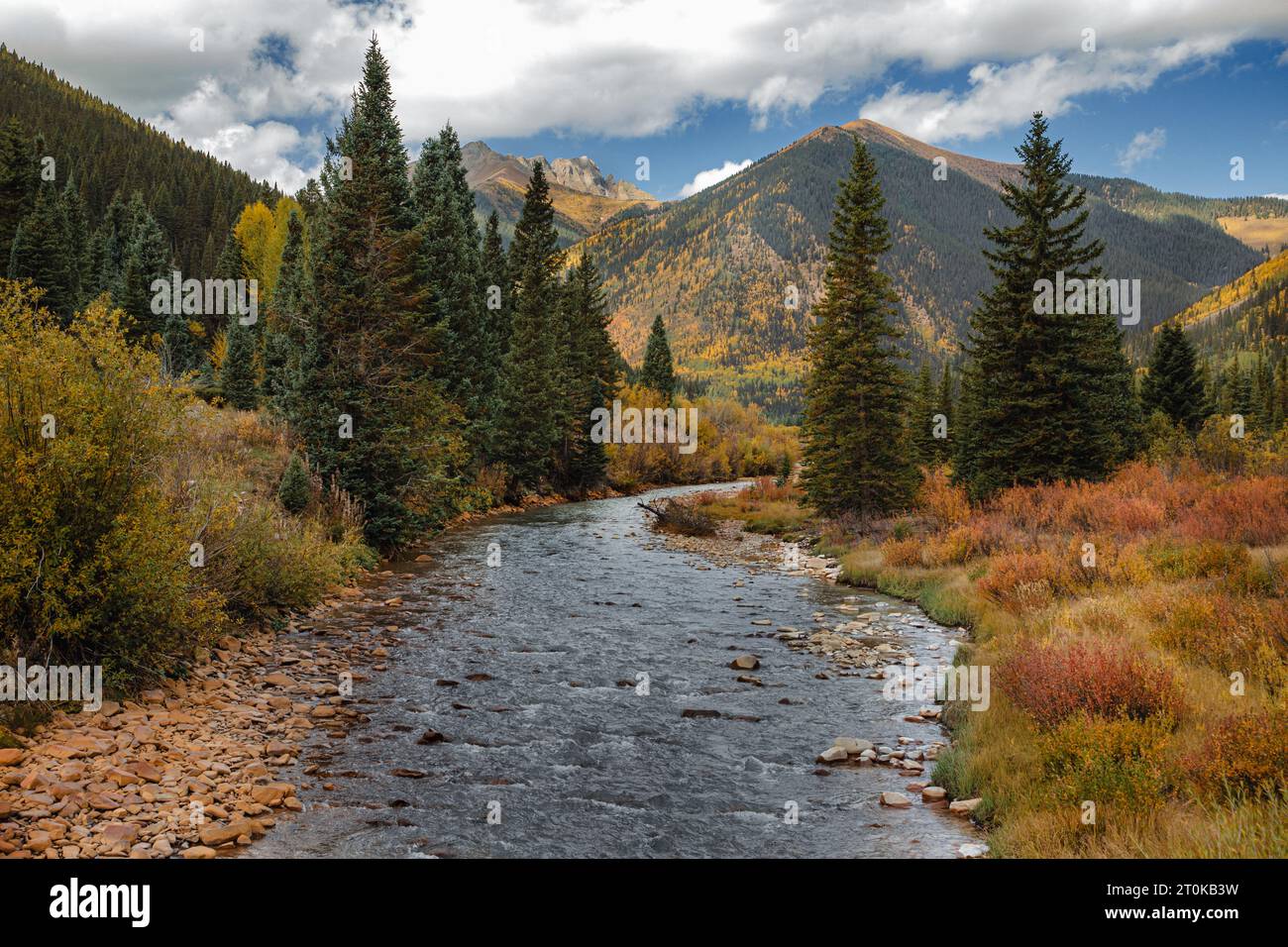 Colorado Rocky Mountains Fall scenery Stock Photo - Alamy