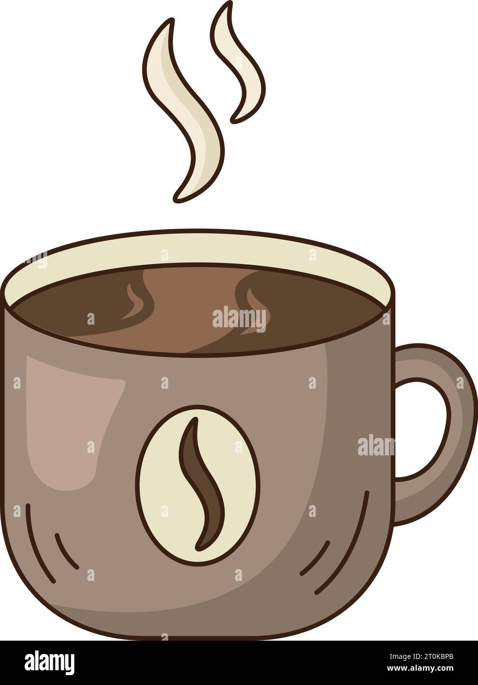 coffee cup gray vector isolated Stock Vector Image & Art - Alamy