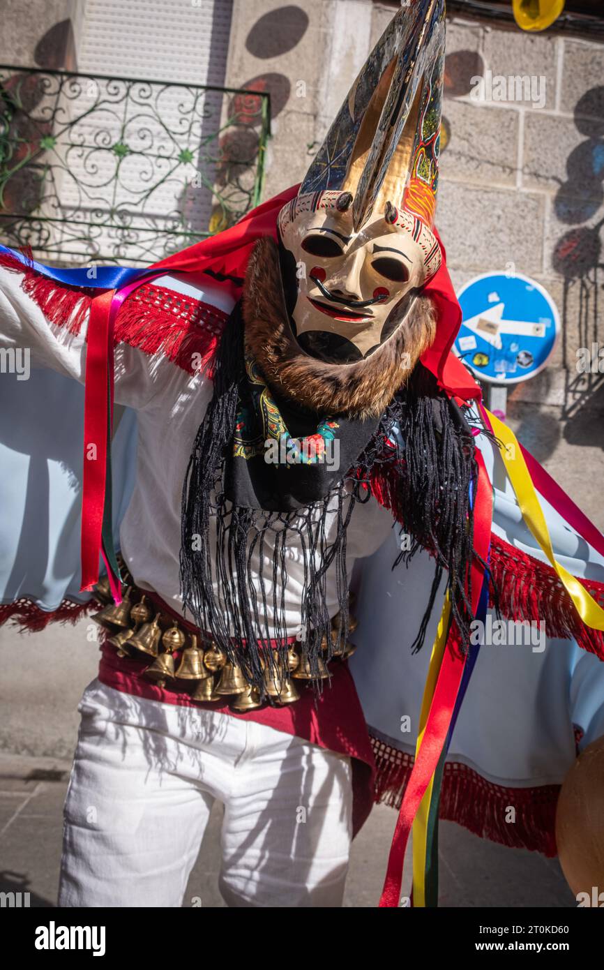 Xinzo de Limia, Spain 02 12 2023: Pantalla the traditional carnival ...