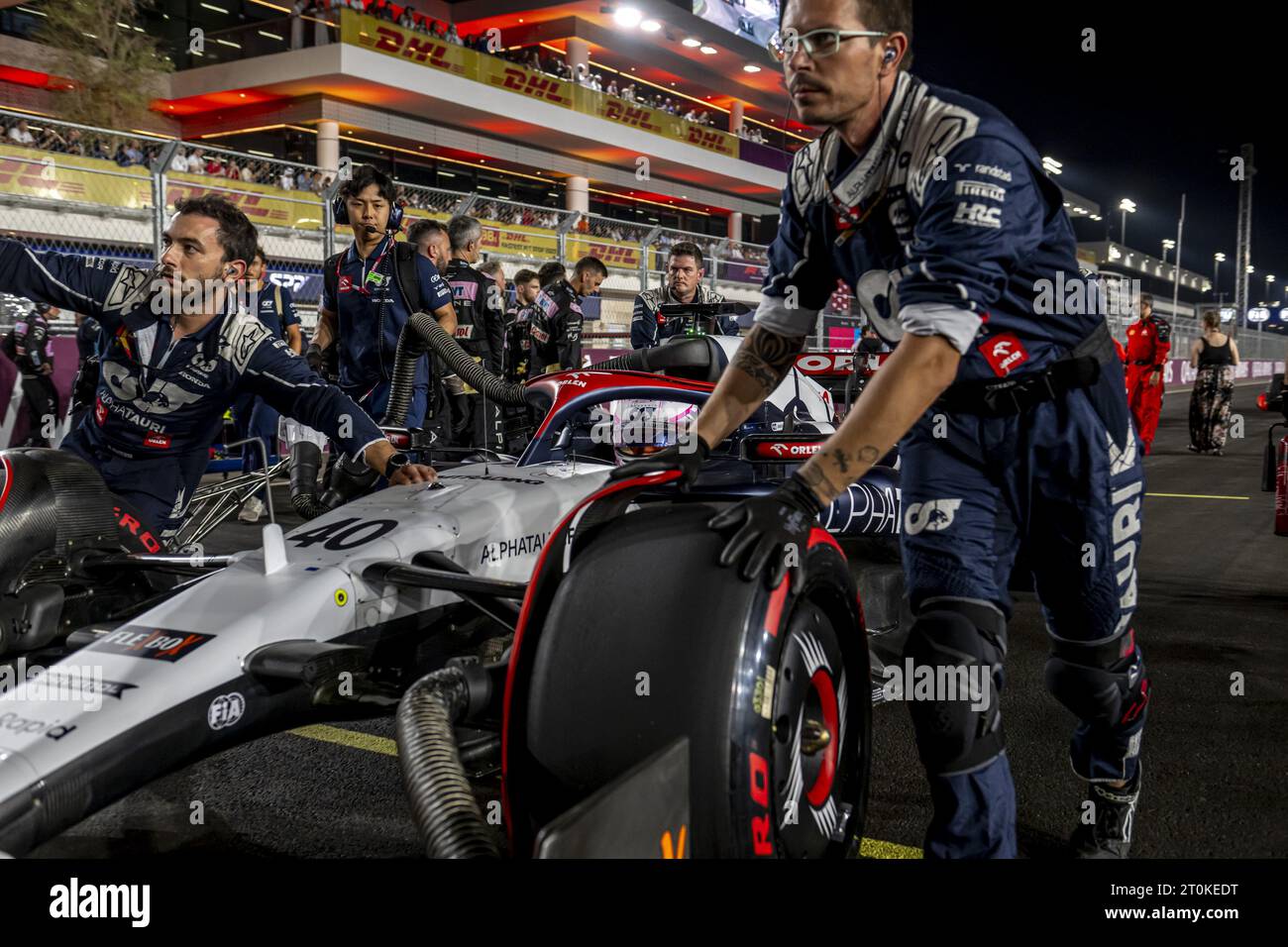 Lusail, Qatar. 07th Oct, 2023. Lusail - 07-10-2023, Lusail International Circuit, Liam Lawson at ...