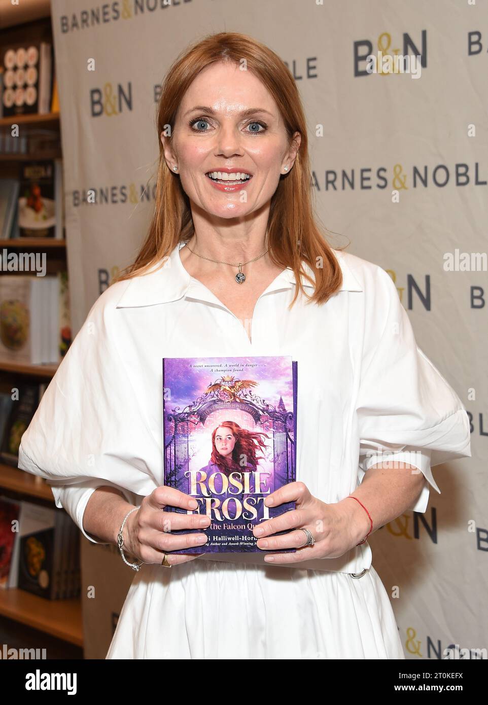 Los Angeles, USA. 07th Oct, 2023. Geri Halliwell-Horner promotes her ...