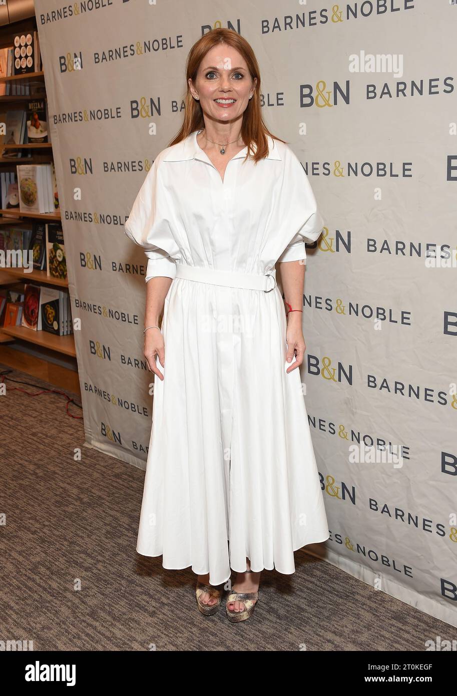 Los Angeles, USA. 07th Oct, 2023. Geri Halliwell-Horner promotes her ...