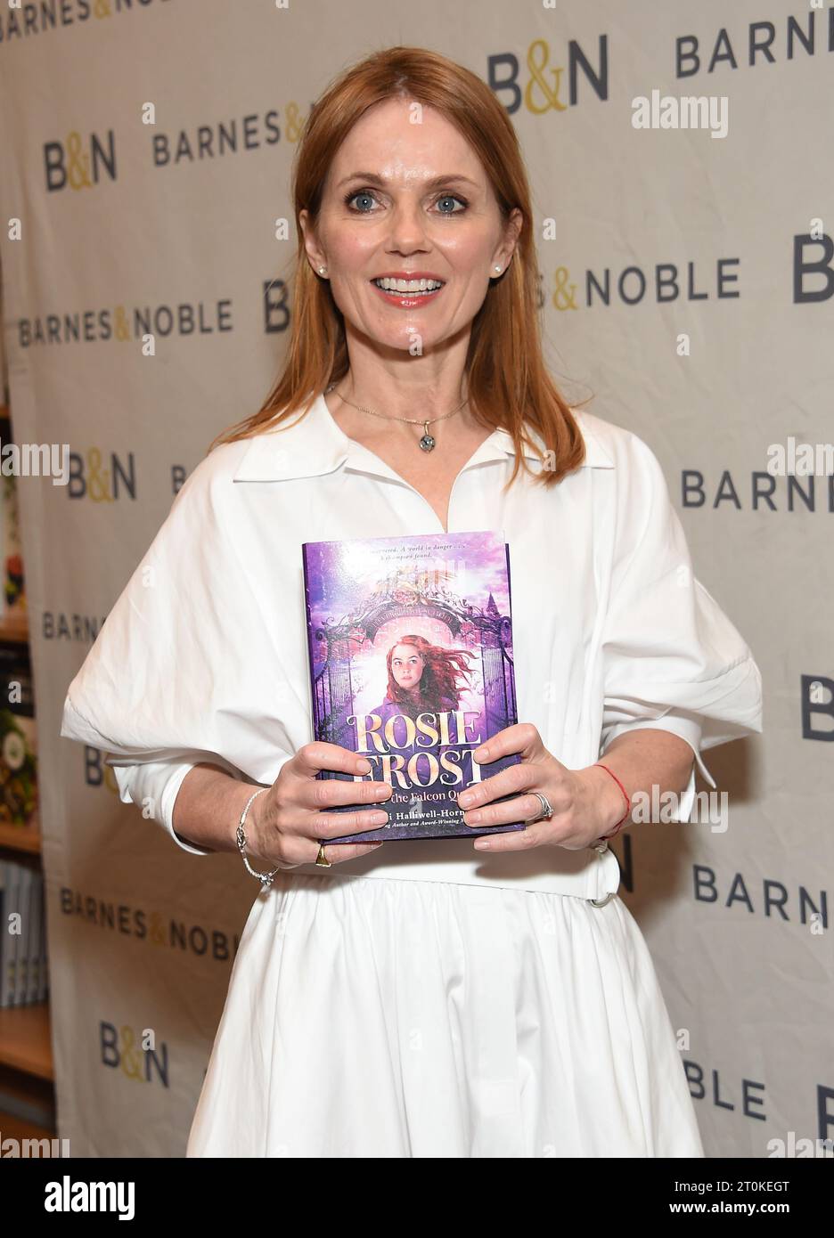 Los Angeles, USA. 07th Oct, 2023. Geri Halliwell-Horner promotes her ...
