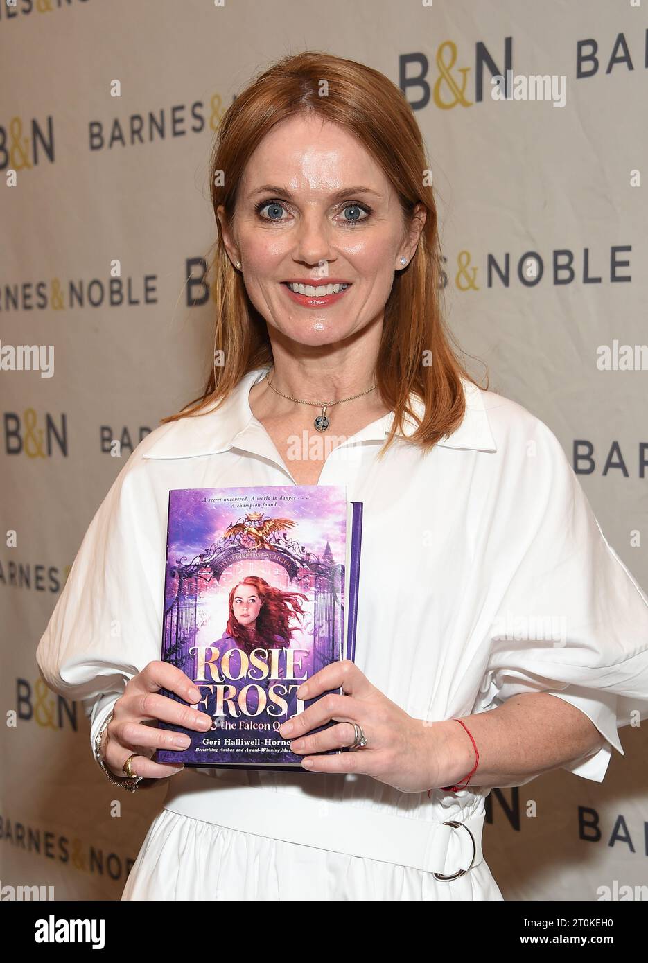 Los Angeles, USA. 07th Oct, 2023. Geri Halliwell-Horner promotes her ...