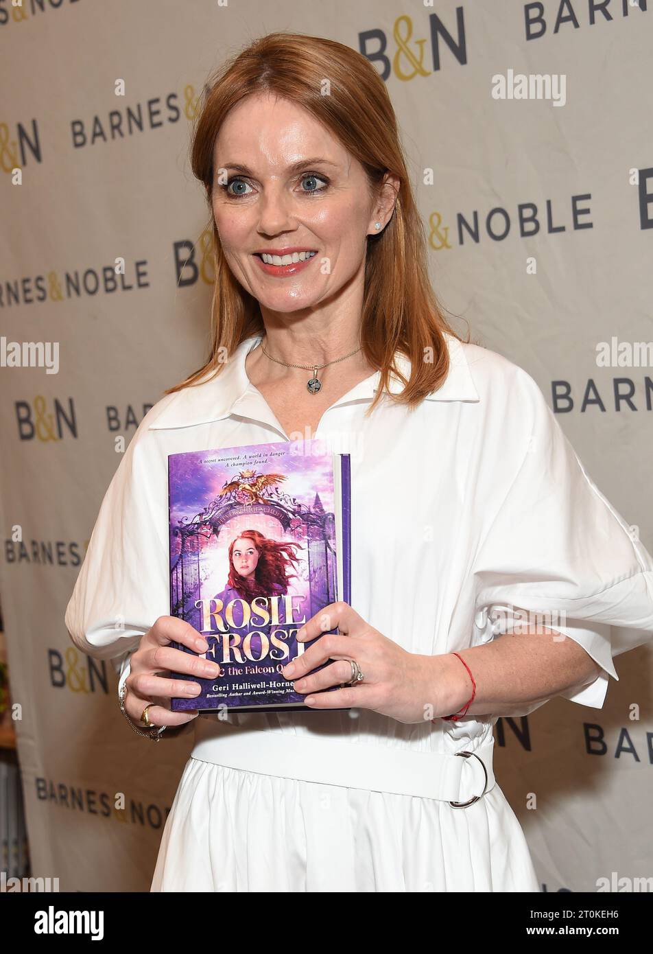 Los Angeles, USA. 07th Oct, 2023. Geri Halliwell-Horner promotes her ...