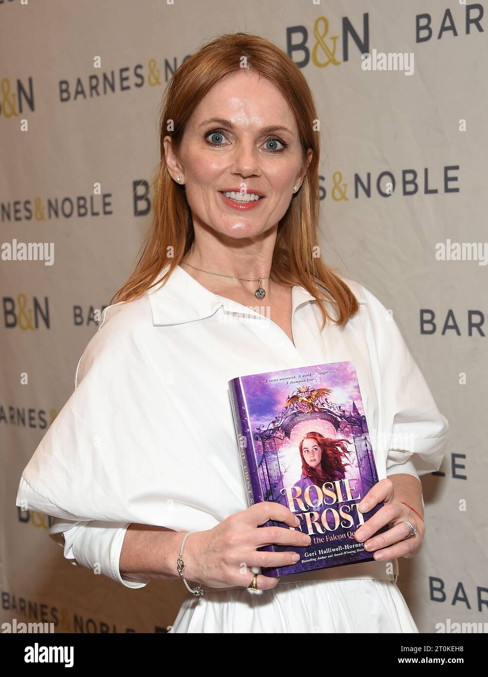 Los Angeles, USA. 07th Oct, 2023. Geri Halliwell-Horner promotes her ...