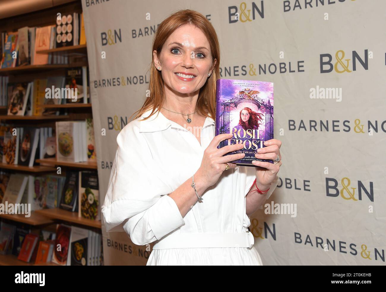 Los Angeles, USA. 07th Oct, 2023. Geri Halliwell-Horner promotes her ...