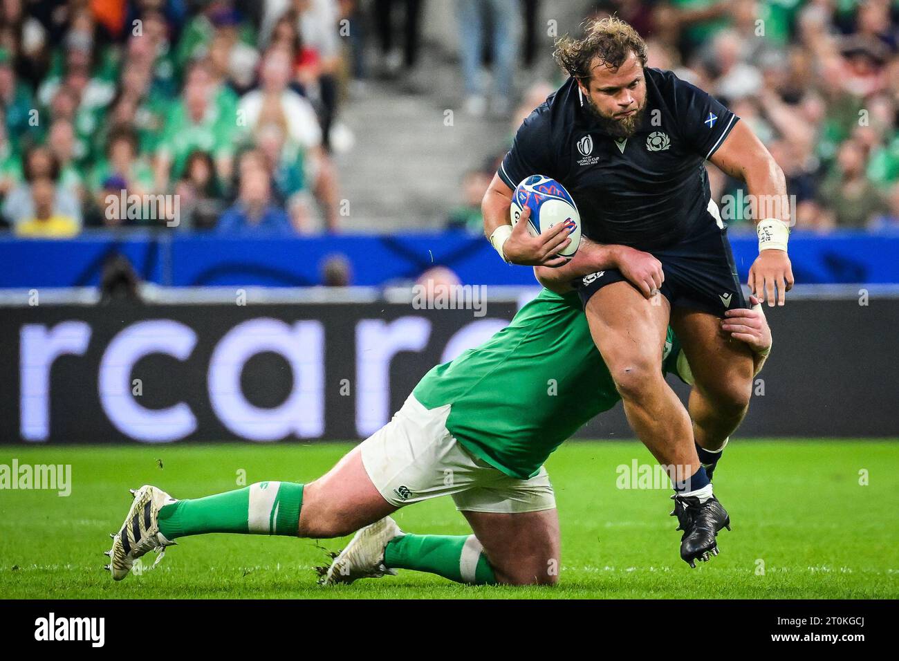 Pierre SCHOEMAN of Scotland during the World Cup 2023, Pool B rugby ...