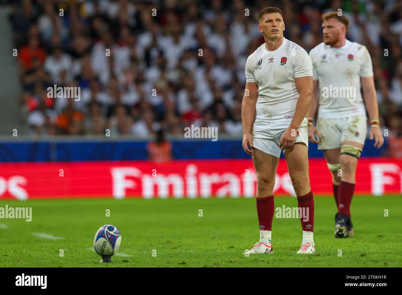Lille, France. 07th Oct, 2023. LILLE, FRANCE - OCTOBER 7: Owen Farrell ...