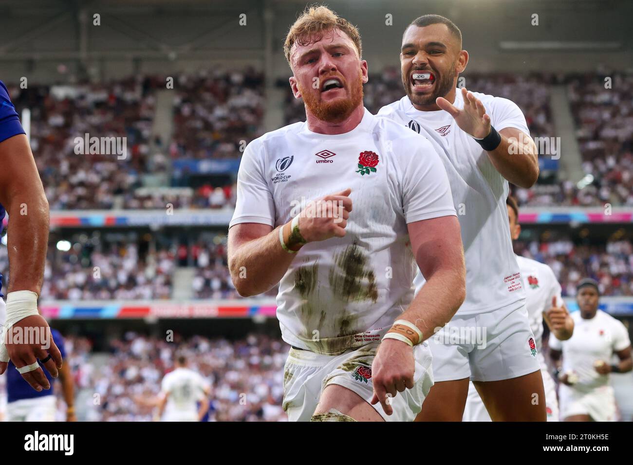 Lille, France. 07th Oct, 2023. LILLE, FRANCE - OCTOBER 7: Ollie Chessum ...